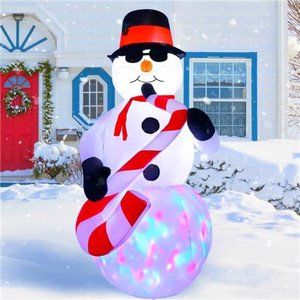 Holiday | 8 Ft Christmas Inflatables Snowman Outdoor Christmas ...